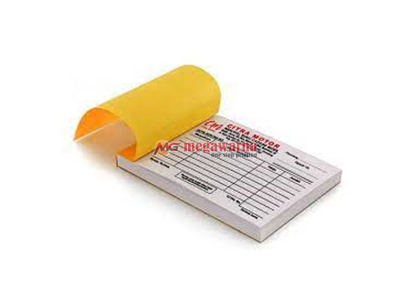 Cetak Nota Bon Pembuatan Bon Terbaik - Percetakan Mega Warna